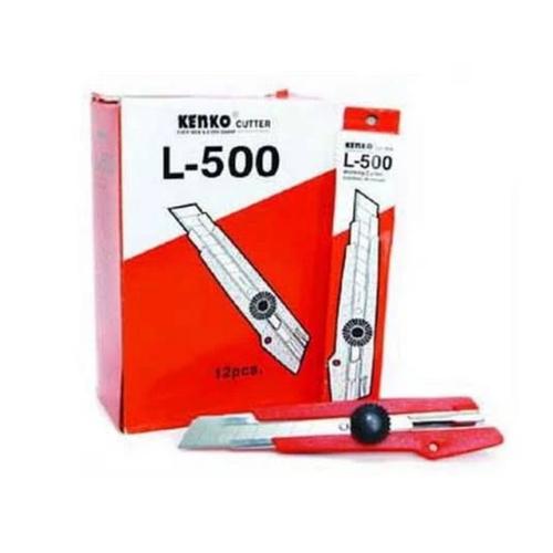 Jual Kater / Cutter Kenko L 500 Besar /Mata pisau potong Gunting Hpl ...