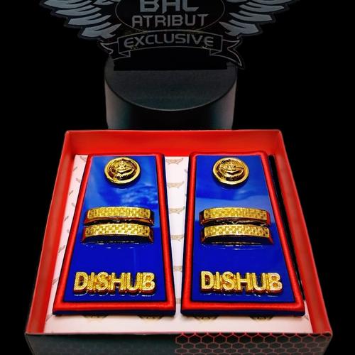 Jual pangkat pdh dishub mika gol 3b lis merah exclusive by BAC atribut ...