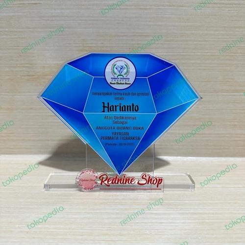 Jual Plakat Akrilik Custom/ Plakat Diamond/Plakat Murah Uk.15x15 8mm ...