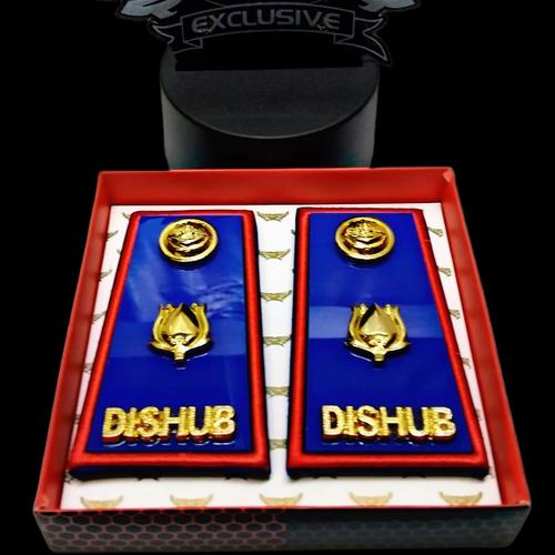 Jual pangkat pdh dishub mika gol 3d lis merah exclusive by BAC atribut ...