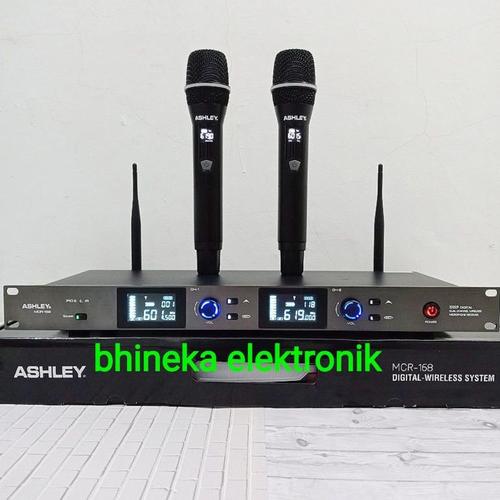 Jual [ Music ] Mic Wireless Ashley Mcr168 / Mcr 168 , Ashley Mc Pro ...