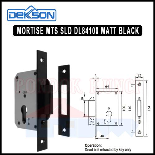 Promo Bodi Kunci Pintu Sliding Mekar Dekkson Mortise SLD DL84100 MATT ...