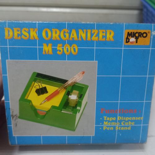 Jual Desk Organizer M500 Tape Dispenser Memo Cube Pen stand / Tempat ...