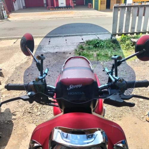 Jual Aksesoris Windshield / Fly Screen Tebeng Angin Motor Honda Scoopy ...