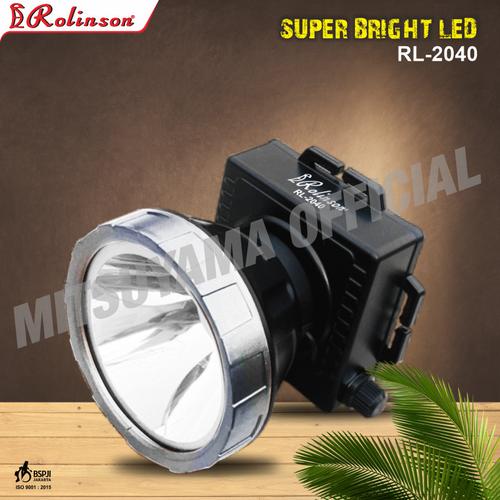 Jual Senter Kepala 30W Super Terang LED Dimmer Baterai AA Rolinson RL ...