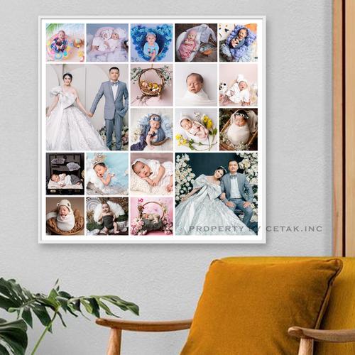 Jual Paket cetak foto bingkai Kolase | Walldecor Instamix Collage ...