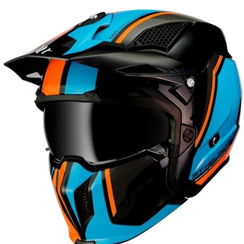 Promo MT Streetfighter SV Twin A4 Flou Orange | Modular Helmet Cicil 0% ...