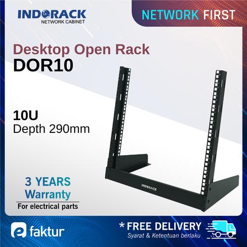 Jual DOR12 Indorack Desktop Open Rack 12U Depth 290mm Rak Patch Panel Audio - Kota Yogyakarta ...