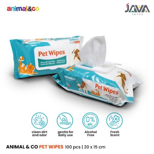 Jual AnimalnCo Tissue Basah Anjing Kucing 100pc - PET SOFT WIPES WET TISSUE - Kota Tangerang ...