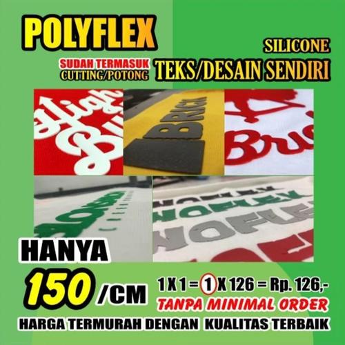 Jual Polyflex Cutting Sablon Digital Satuan Desain Logo Custom ...