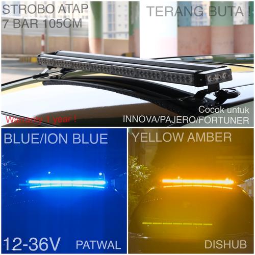 Promo LAMPU LED STROBO ATAP 105 CM 4 SISI 16 MODE 86 TITIK 12-36V - ION ...