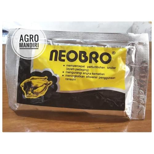 Jual Neobro 50 Gram Vitamin Penambah Berat Penggemuk Ayam Broiler ...
