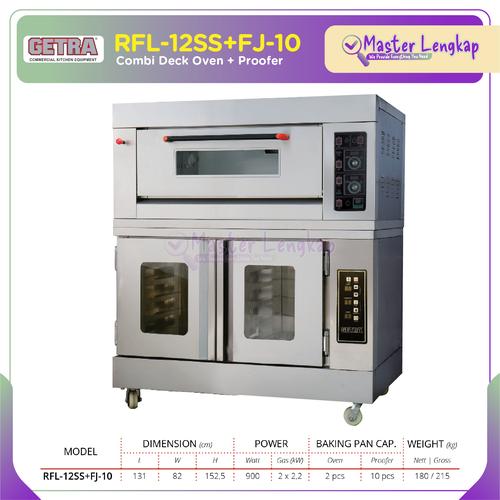 Jual GETRA COMBI GAS DECK OVEN + ELECTRIC PROOFER RFL-12SS+FJ-10 ...