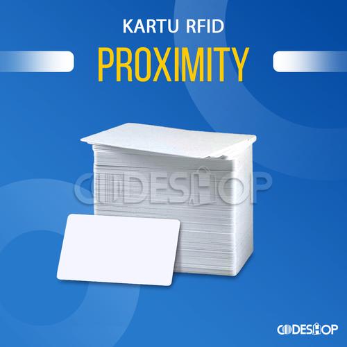 Jual KARTU RFID PROXIMITY UNTUK MESIN ABSENSI PUTIH FREKUENSI 125 KHZ ...