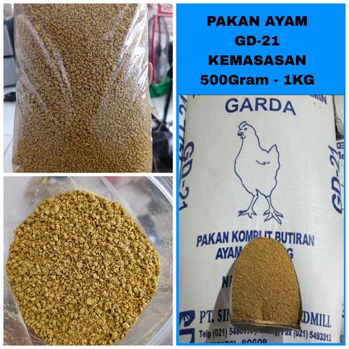 Jual PAKAN AYAM / PAKAN BEBEK / PUR AYAM /VOER AYAM GD-21 Sinta / GARDA ...