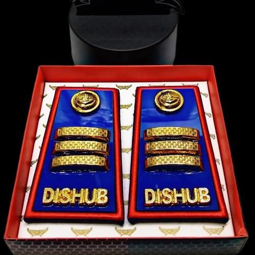 Jual pangkat pdh dishub mika gol 3c lis merah exclusive by BAC atribut ...