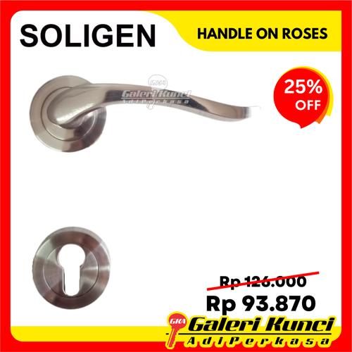 Jual Handle Pintu SOLIGEN SST 001-03 SS Gagang Pintu Kunci Pisah ...