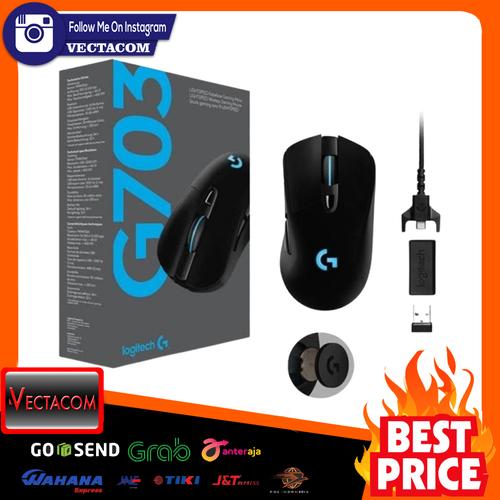 Jual Mouse Gaming Logitech G703 HERO - Wireless Gaming Mouse - - vectacom | Tokopedia
