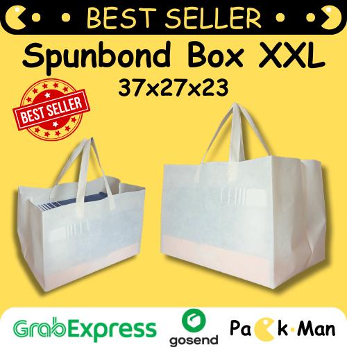 Jual Tas Spunbond Super Besar XXL 37x27x23 | Goodie Bag Spunbond Jumbo ...