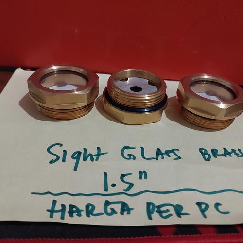 Jual Sight Glass Brass OD drat 1-1/2" 1-1/2inch 1-1/2 inch 1.5 inch 1 ...