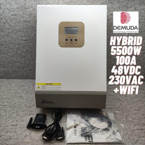 Jual Hybrid Solar Inventer Demuda 5500W 5000VA MPPT 100A build in ...