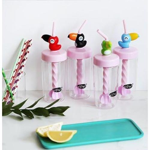 Jual BOTOL AIR SEDOTAN FLAMINGO / BOTOL MINUM TUMBLER BENING TUTUP BPA ...
