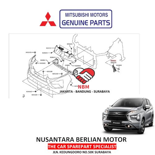 Jual BRACKET BUMPER DEPAN KIRI XPANDER FACELIFT 2021 KEATAS 6400L219 ...