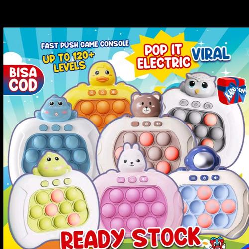 Promo Pop It Push Toy Bubble Fidget Toys pop it game speed game Machine ...
