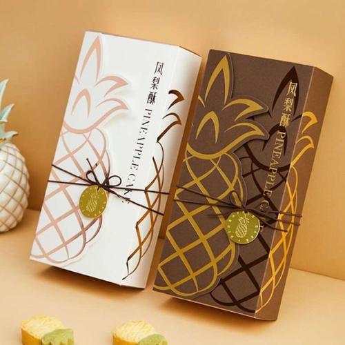 Jual Hampers Paperbag + Box Nastar Taiwan Cookies Black Pineapple ...