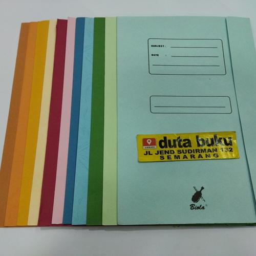 Jual Stopmap Stofmap Map Kertas Biola 5002 Folio 240x348mm Warna (1 ...