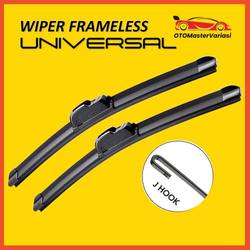 Promo Wiper Mobil Frameless Sepasang Semua Jenis Mobil Universal ...