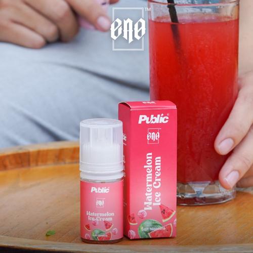 Jual Eno Watermelon Ice Cream Salt Nic 30ML by Public - Liquid Elo ENO ...