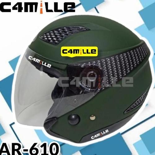 Jual Sas Helm Model Zeus Polos Hijau Army Doff Half Face Alikeren167 ...
