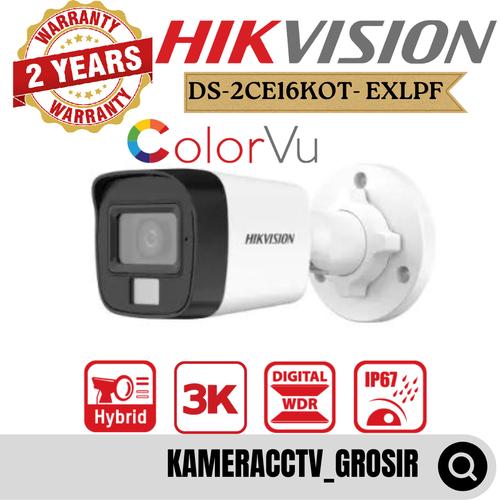 Jual CCTV OUTDOOR 5MP 3K HIK VISION DS-2CE16K0T-EXLPF COLORVU DUAL LIGHT - Jakarta Barat - Afung ...