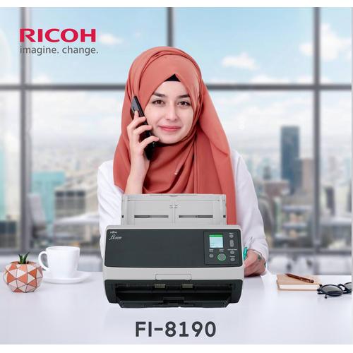 Jual Scanner Ricoh Fi 8190 - A4/Legal/Folio/F4 - 90 Lembar/Menit - ADF ...