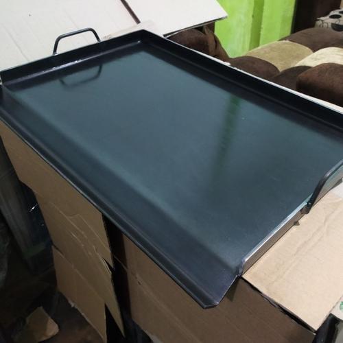Jual wajan roti bakar uk. 40x70cm model teppanyaki BAJA HITAM 5MM - Kab ...