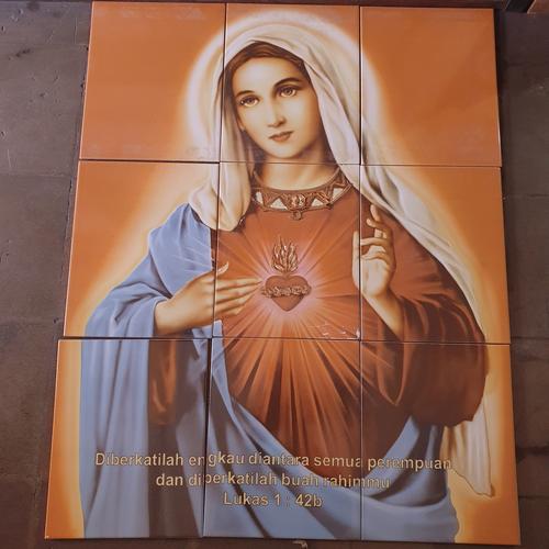 Jual keramik dinding panel gambar bunda maria 20x25 - Kota Yogyakarta ...