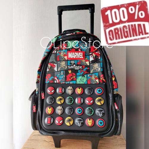 Jual SMIGGLE - Marvel Trolley Backpack Tas Trolley Troli Smiggle ...