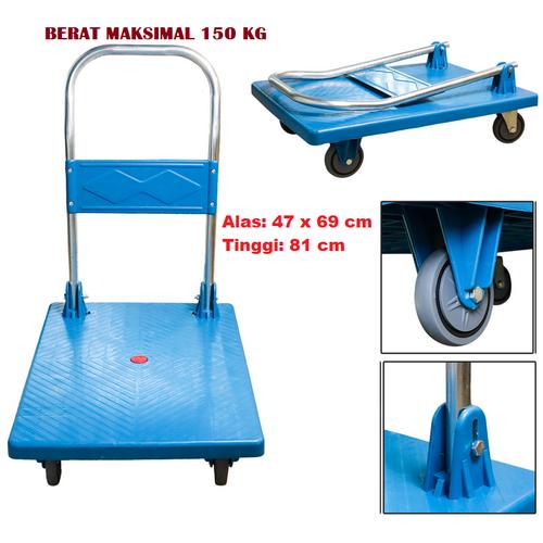 Jual Hand Truck Troli Trolley Kereta Angkut Barang Troli Dorong ...