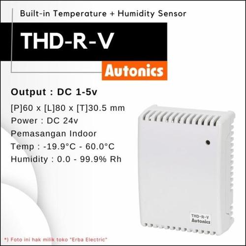 Jual Autonics Thd-R-V Temperature Humidity Sensor Transducer Original ...