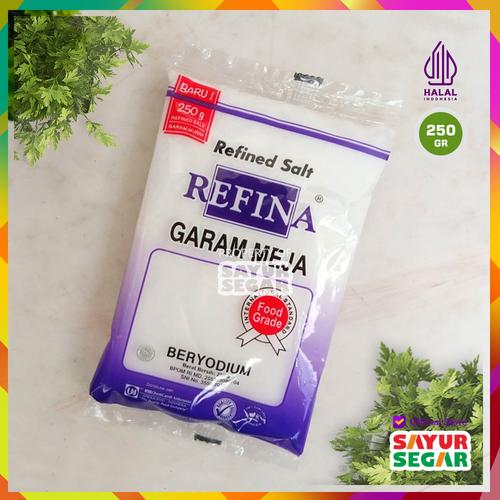 Jual Garam Meja Halus Refina Beryodium 250g Refined Salt - Garam Masak ...