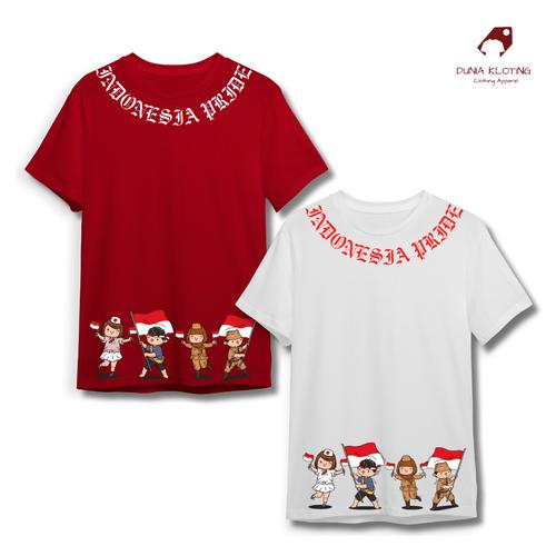 Promo Baju Kaos Kemerdekaan Anak Keluarga Dirgahayu INDONESIA PRIDE ...