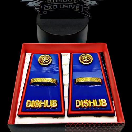 Jual pangkat pdh dishub mika gol 3a lis merah exclusive by BAC atribut ...