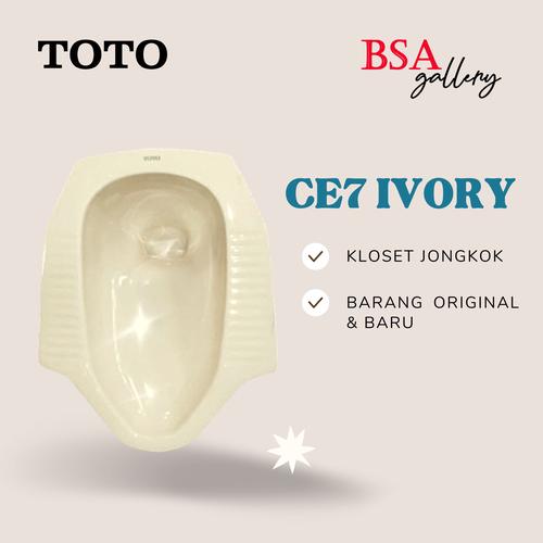 Jual KLOSET JONGKOK TOTO CE7 IVORY / SQUATTING TOILET IVORY ORIGINAL ...