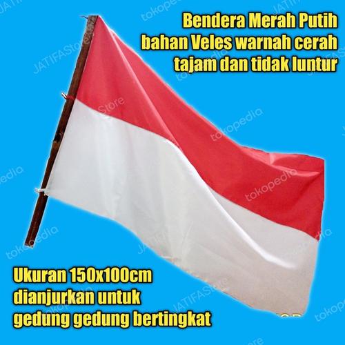 Jual bendera merah putih semua ukuran untuk rumah kantor gedung sekolah ...