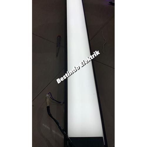 Jual Kap Lampu Gantung Kantor TL LED Balok 120cm+Lampu Ecolink 18W ...