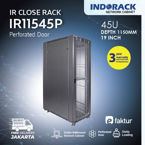 Promo Close Rack 45U IR11545P Perforated Door - Rack Server Indorack ...