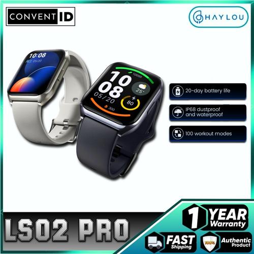 Jual Haylou LS02 PRO 1.85" HD Colorful Display SpO2 IP68 Sporty Smart ...