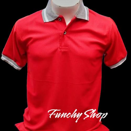 Jual KAOS POLO MERAH PUTIH AGUSTUSAN - POLO SHIRT KAOS KERAH POLOS ...
