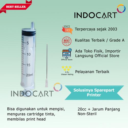 Jual Syringe Spuid Spuit-Jarum Suntik-Suntikan Tinta-20cc 20ml 20 cc ml ...